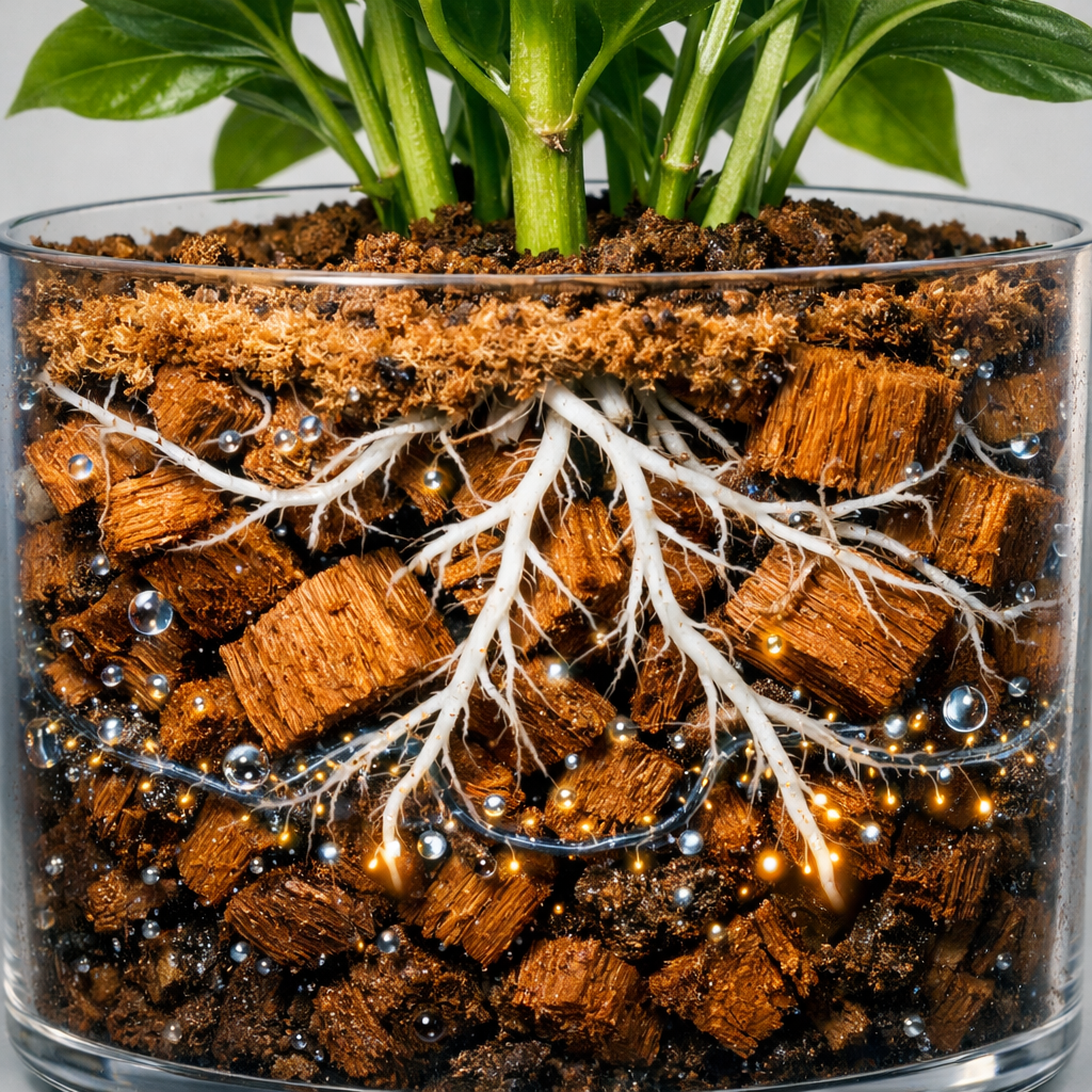 Coconut Chunks in Potting Mix: What They Do for Roots, Watering, and P ...