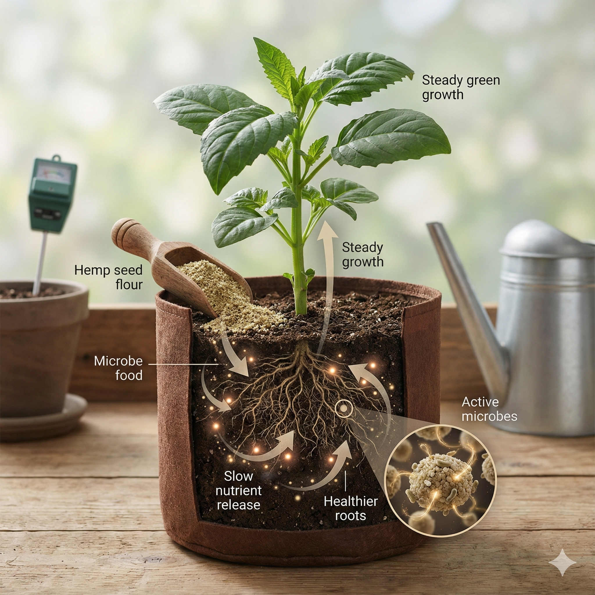 Hemp Seed Flour for Healthier Soil and Stronger Plant Growth ...