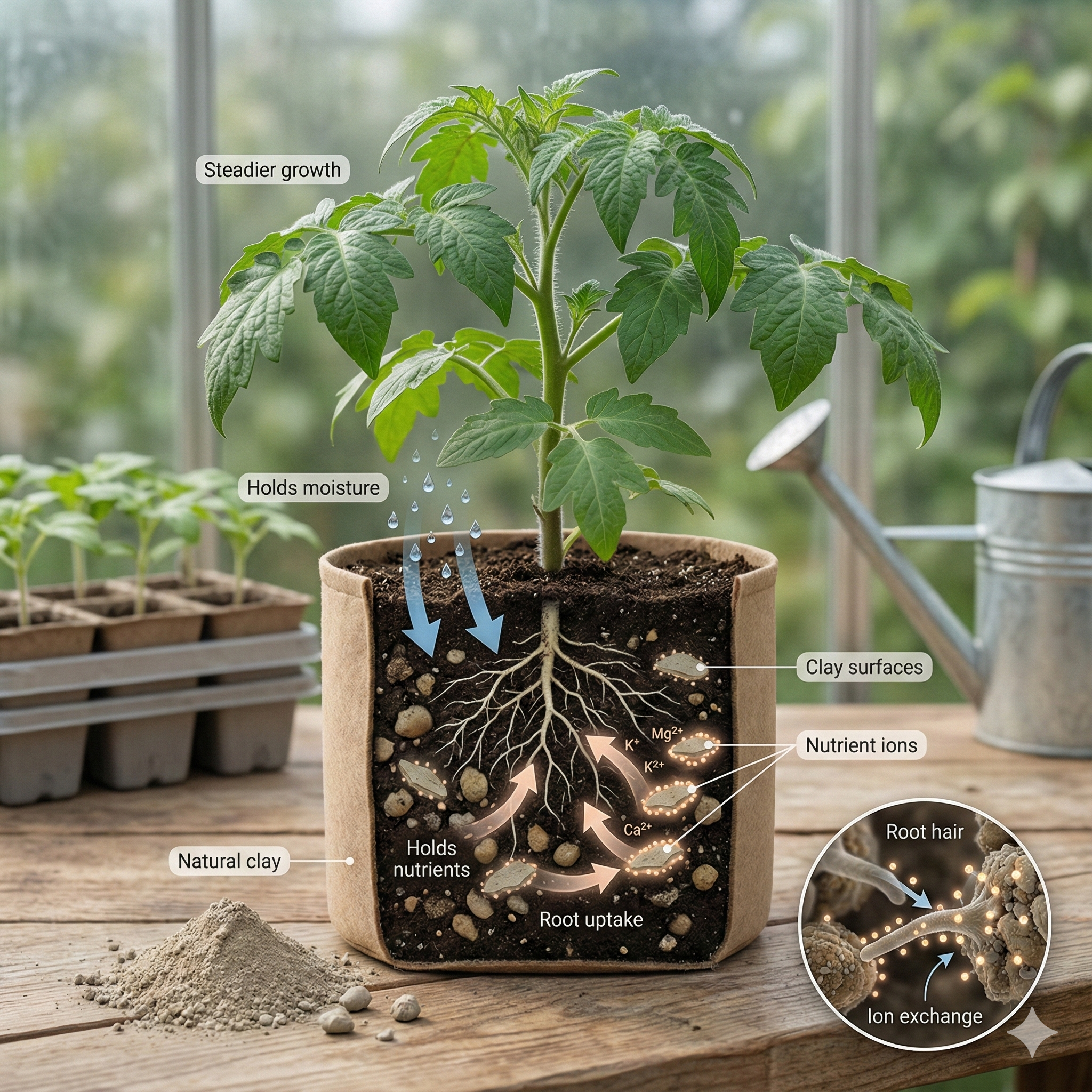 Natural Clay in Soil: How It Helps Plants Hold Water and Nutrients ...